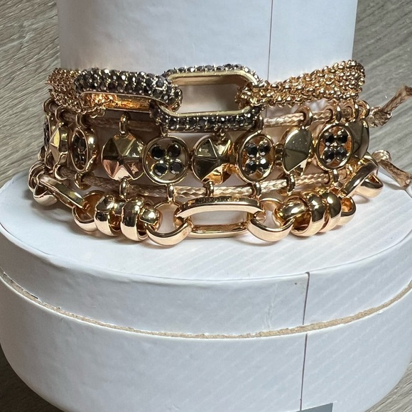 Bomb Party | Jewelry | Bp 225 Summer Stack Bracelet Gold Call Her Mine ...